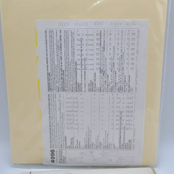 Simplicity | Dresses | Simplicity Sewing Pattern 4996 Summer Dress 6 8 ...